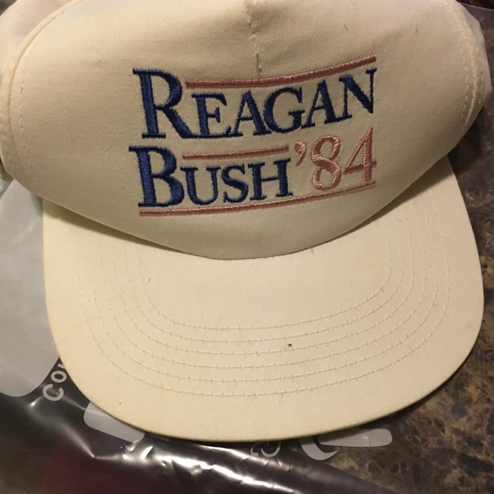 Vintage Reagan Bush 1984 Election Hat - Gem